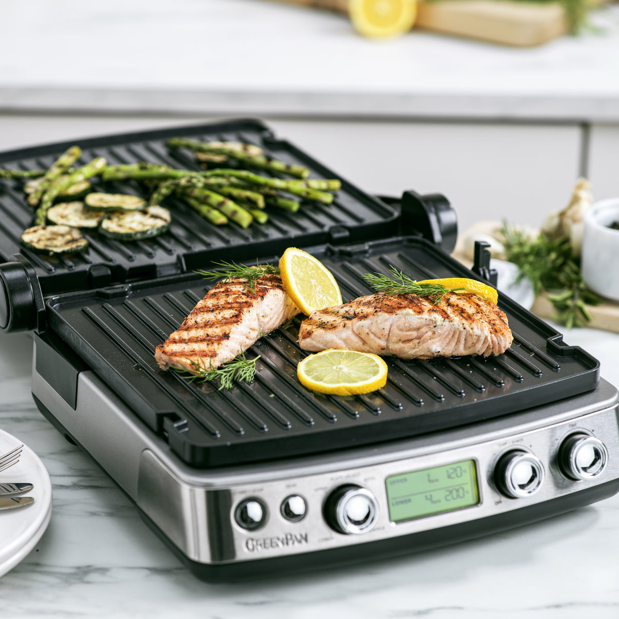 GreenPan Contactgrill Stainless Steel Contactgrill – GreenPan BE